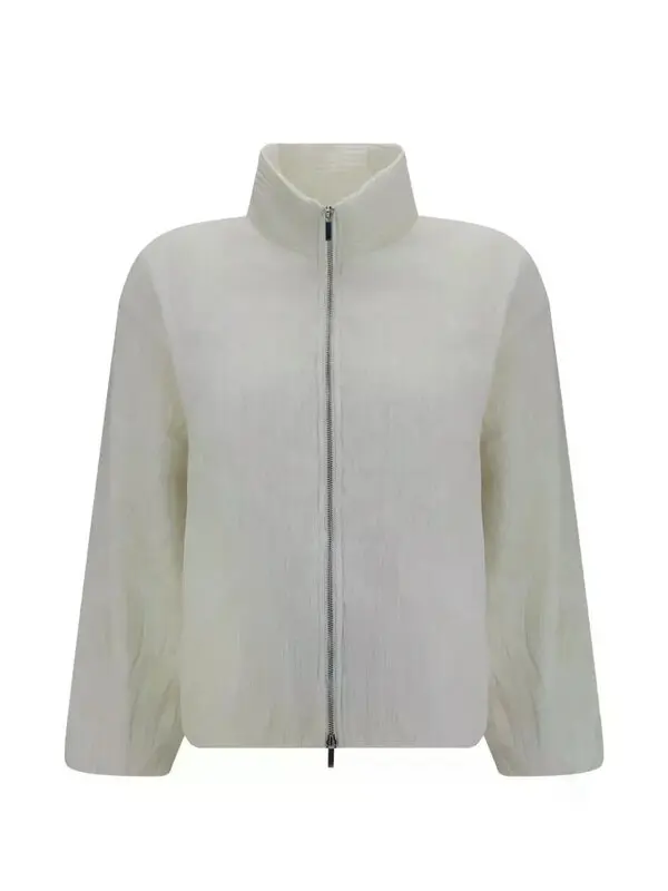 GONGDID DESIGN High-neck Zip-up Bomber Jacket