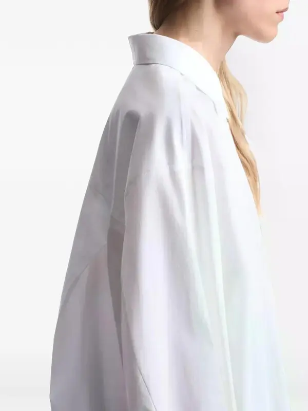 Emporio Armani Button-up Curved-hem Shirt