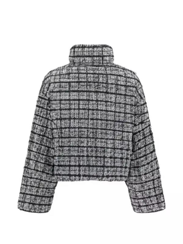 GONGDID DESIGN Tartan-pattern Padded Jacket