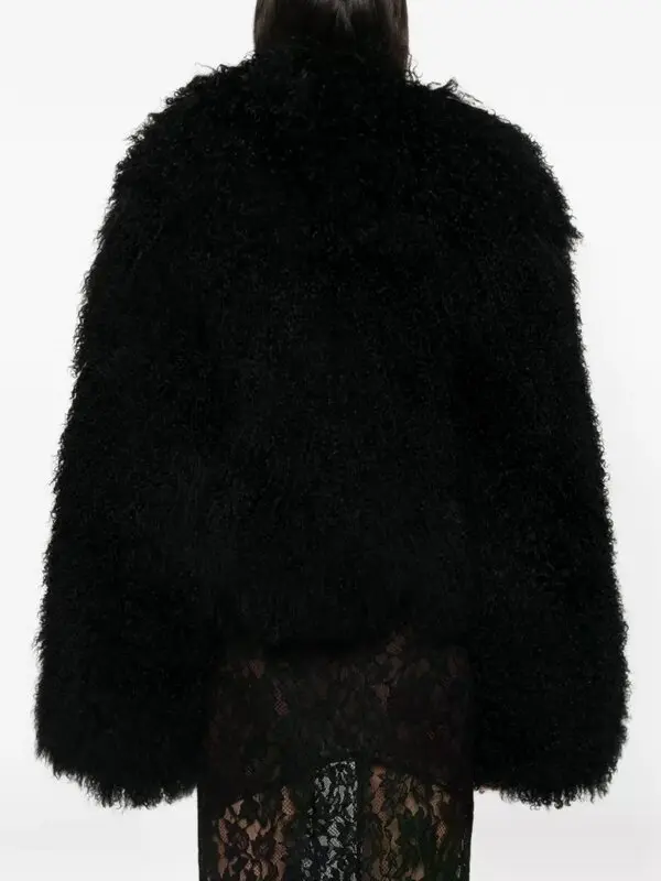 Attico Shearling Textured Jacket