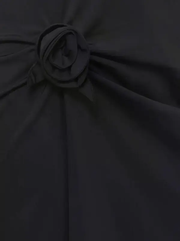 Coperni Sleeveless Asymmetric Flower Gown