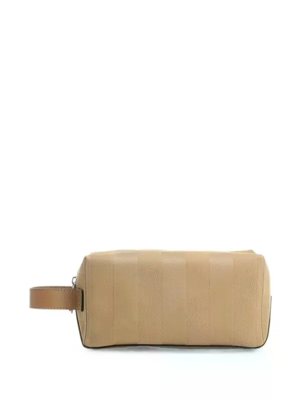 Fendi Lui Pequin-stripe Wash Bag