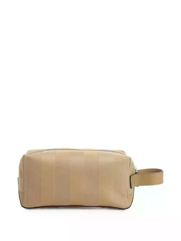 Fendi Lui Pequin-stripe Wash Bag