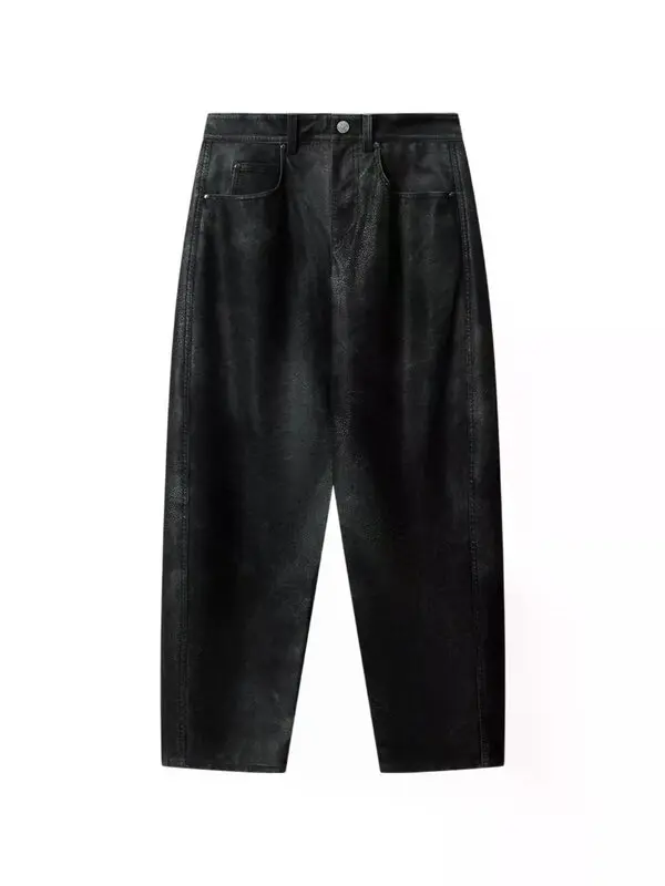 MARANT ETOILE Belky Barrel-fit Trousers - Black
