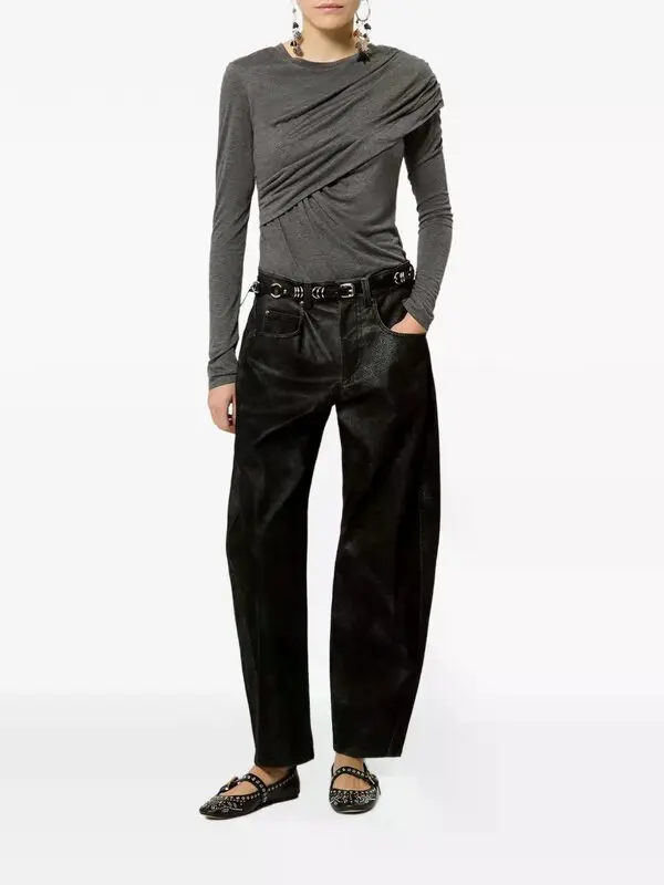 MARANT ETOILE Belky Barrel-fit Trousers