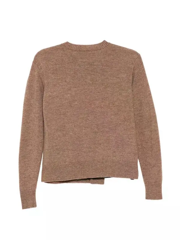 Undercover Layered Pinstripe Sweater