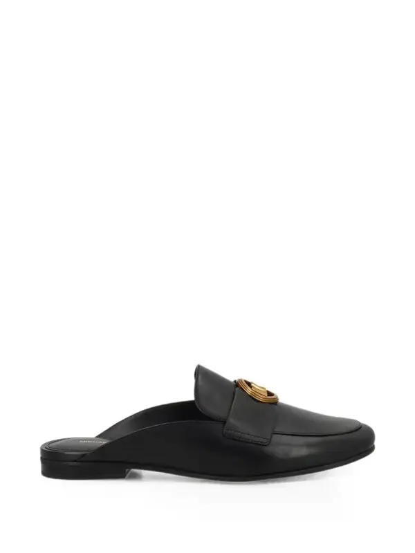 Michael Kors Mckenzie Leather Mules
