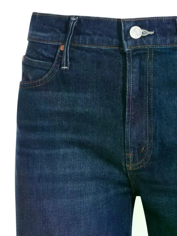 MOTHER Faded-effect Straight-leg Jeans