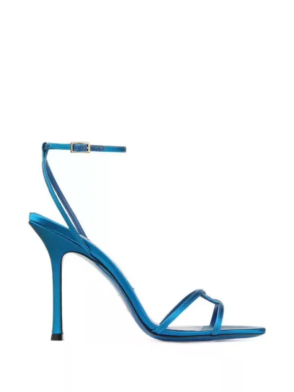 JIMMY CHOO Leo 100 Satin Sandals