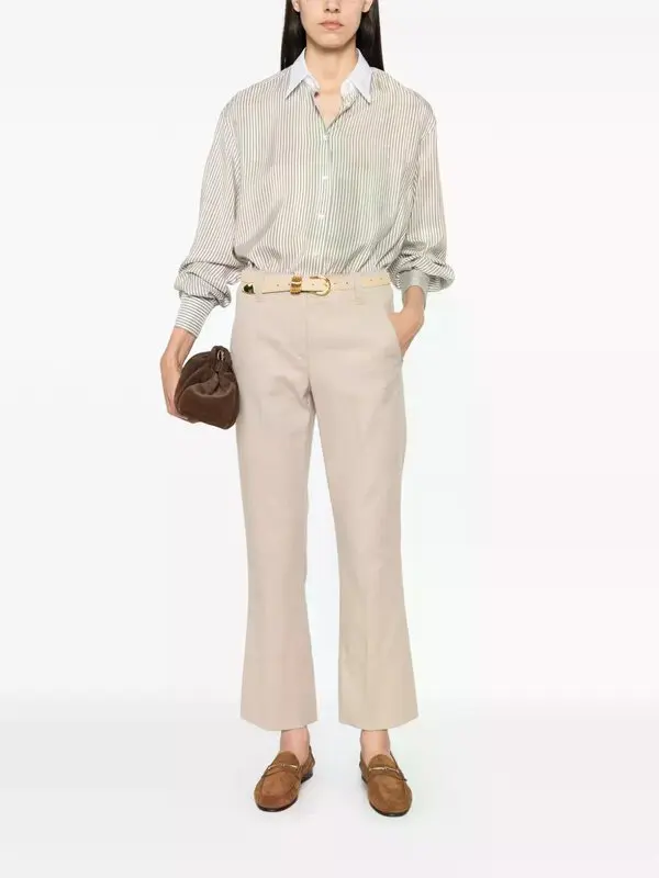 Brunello Cucinelli Pressed Crease Straight-leg Trousers