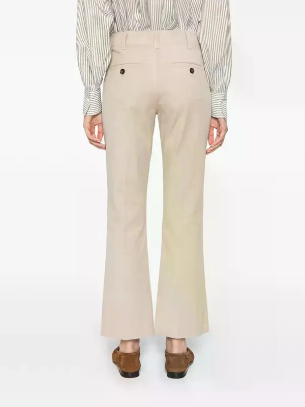 Brunello Cucinelli Pressed Crease Straight-leg Trousers