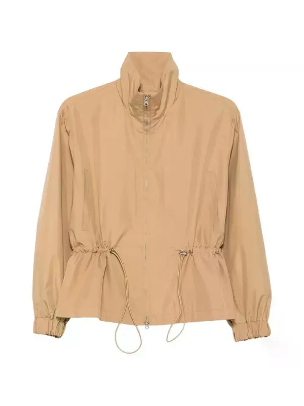 AYA MUSE High-neck Zip-up Jacket - Neutrals