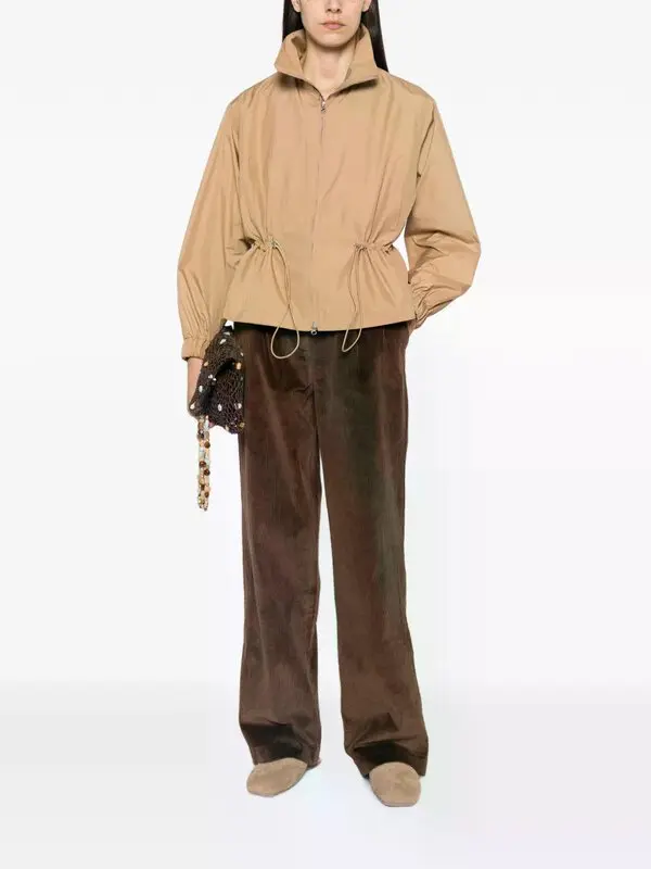 AYA MUSE High-neck Zip-up Jacket - Neutrals