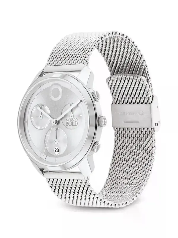 Movado Stainless Steel Chronograph Watch