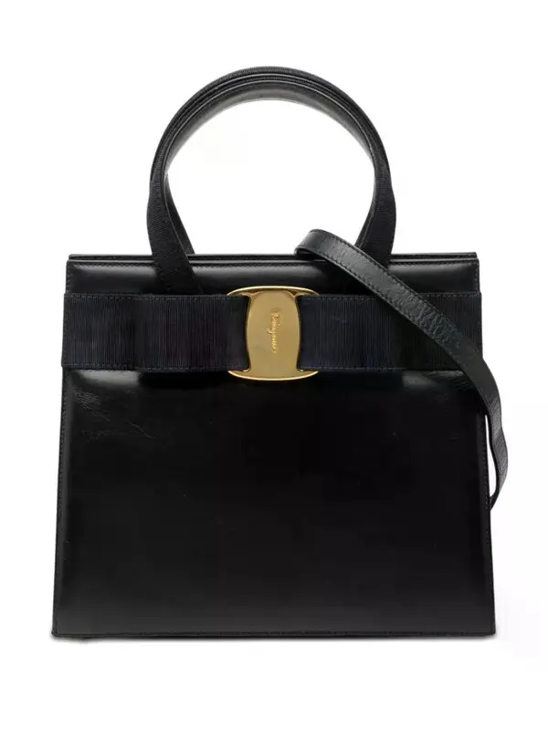 FERRAGAMO 2010-2026 Leather Vara Bow Satchel