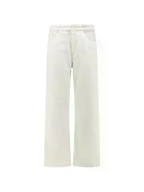 AMI Paris Logo-patch Straight-leg Jeans