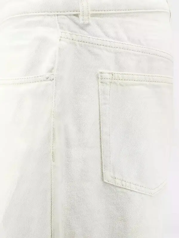 AMI Paris Logo-patch Straight-leg Jeans