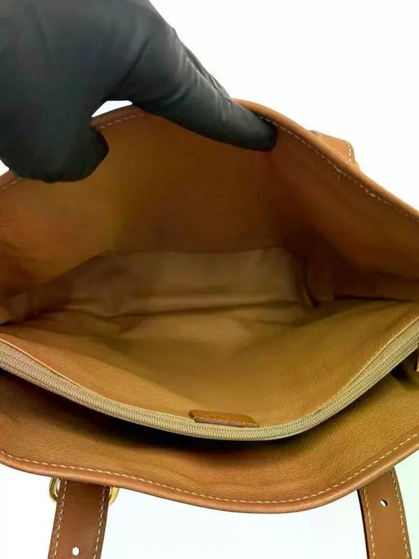 Celine 1996 Macadam Coated Canvas Tote Bag