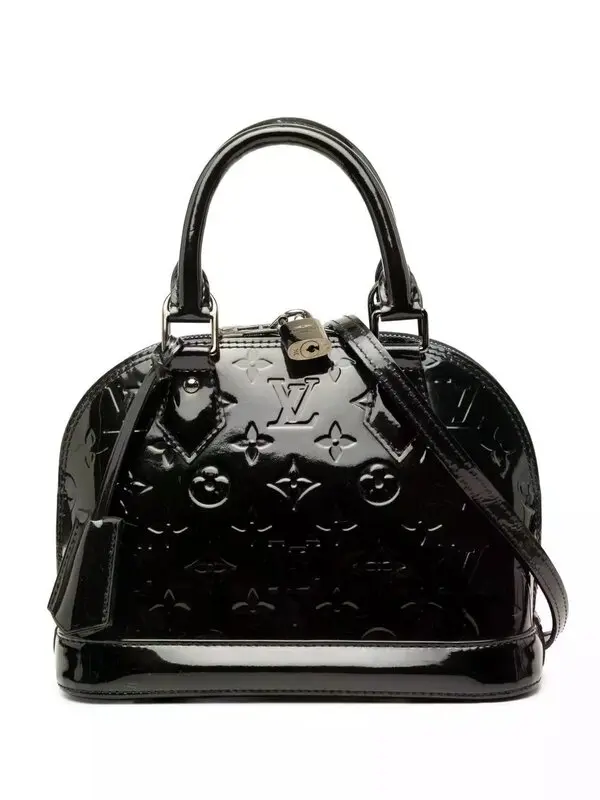 LOUIS VUITTON 2013 Monogram Vernis Alma Bb Satchel