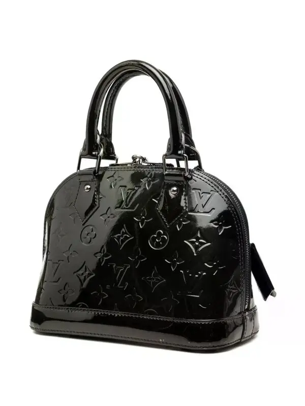 LOUIS VUITTON 2013 Monogram Vernis Alma Bb Satchel