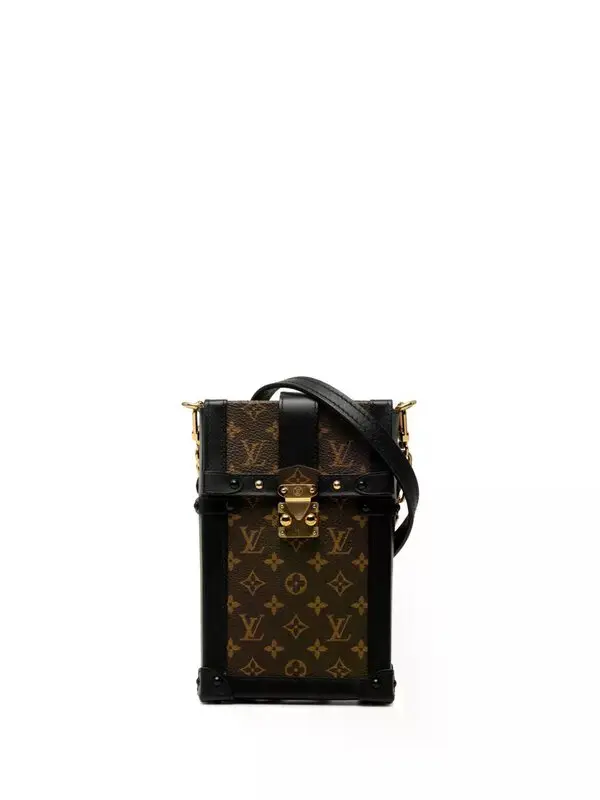 LOUIS VUITTON 2019 Monogram Pochette Trunk Verticale Crossbody Bag
