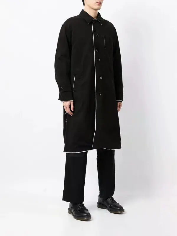 UNDERCOVERISM Contrasting-trim Detail Coat