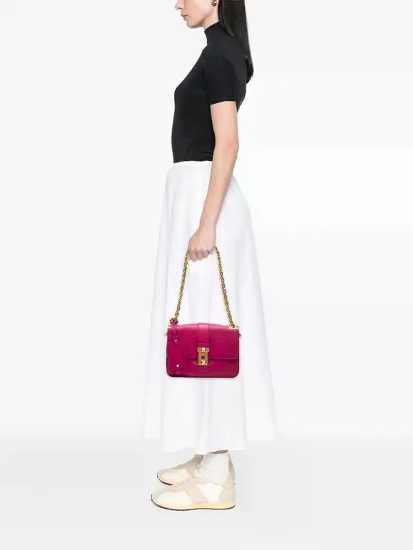 Valentino Garavani 2000-2017 Leather B Rockstud Flap Shoulder Bag