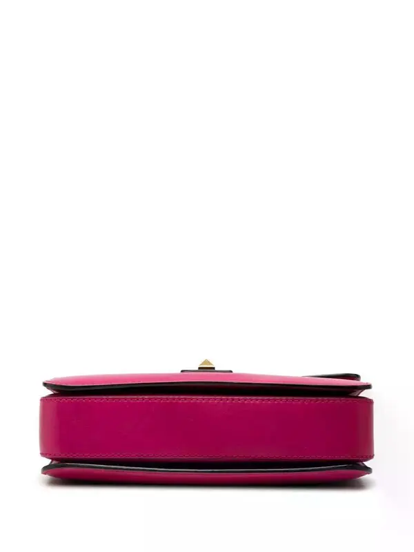 Valentino Garavani 2000-2017 Leather B Rockstud Flap Shoulder Bag