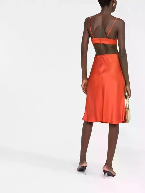 Stella McCartney Lace-insert Satin Skirt