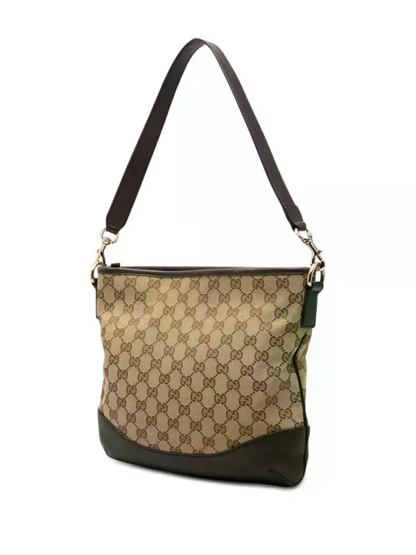 Gucci 2000-2015 Gg Canvas Web Crossbody Bag