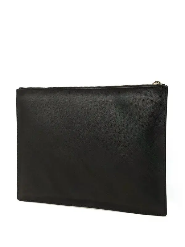 Givenchy Printed Leather Zip Clutch Bag