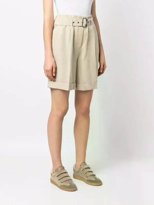 Woolrich Belted Waist Bermuda Shorts