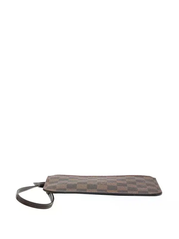 LOUIS VUITTON 2016 Damier Ebene Neverfull Pm Pouch