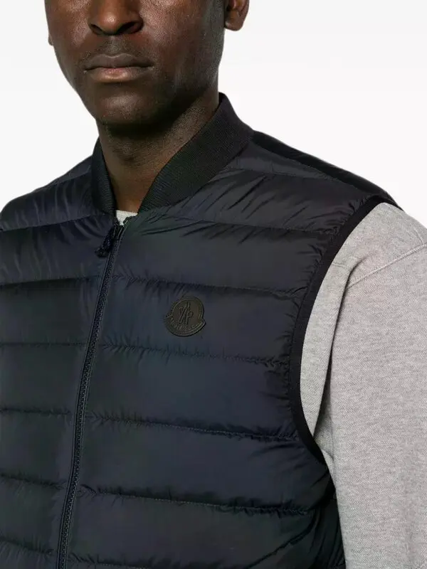 Moncler Quilted Logo-patch Gilet