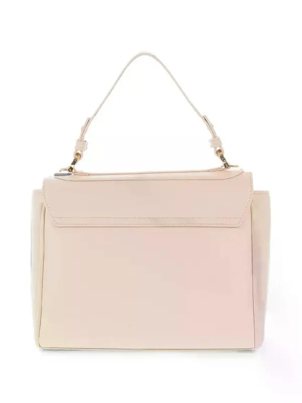 Moschino Logo Plaque Tote Bag - Neutrals