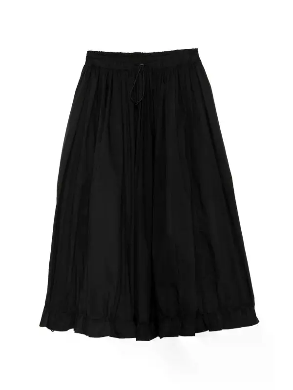 Yohji Yamamoto Gathered Midi Skirt