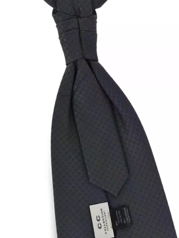 Corneliani Patterned Wool-blend Ascot Tie