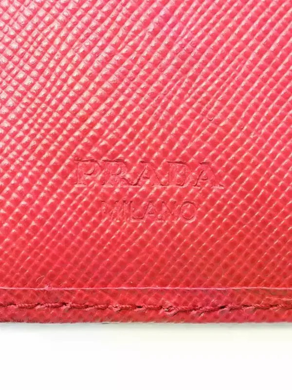 Prada 2010s Saffiano Trifold Wallet