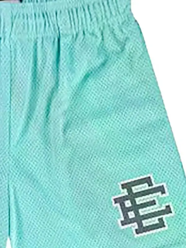 ERIC EMANUEL Logo-print Shorts - Blue