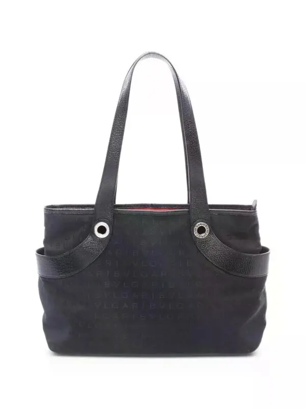 BVLGARI 2010s Logo Mania Tote Bag