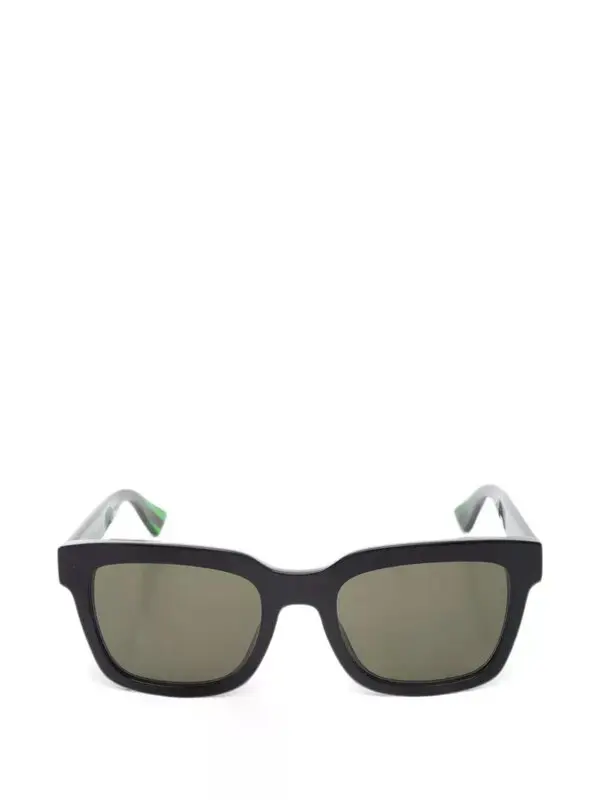Gucci 2010s Web-stripe Square Sunglasses