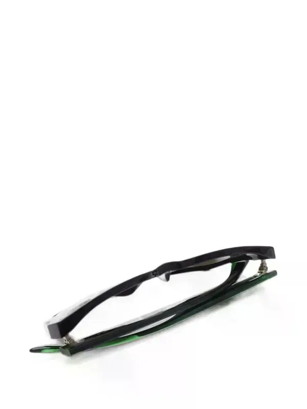 Gucci 2010s Web-stripe Square Sunglasses