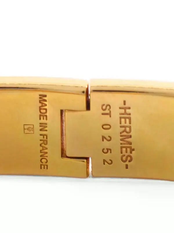 Hermès 2000s Pm Clic Clac H Enamel Bracelet