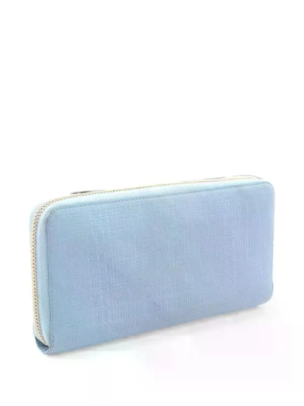 Loewe 2010s Linen Zip-around Wallet