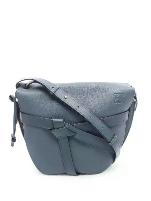 Loewe 2000s Medium Gate Cross Body Bag - Blue