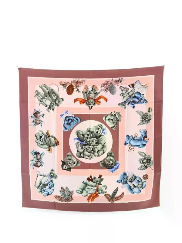 Hermès 2010s Confidents Des Coeurs Scarf