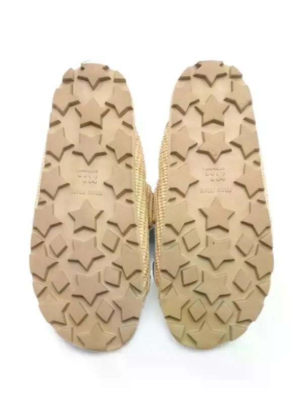 Miu Miu 2000s Logo Touch-strap Slide Sandals