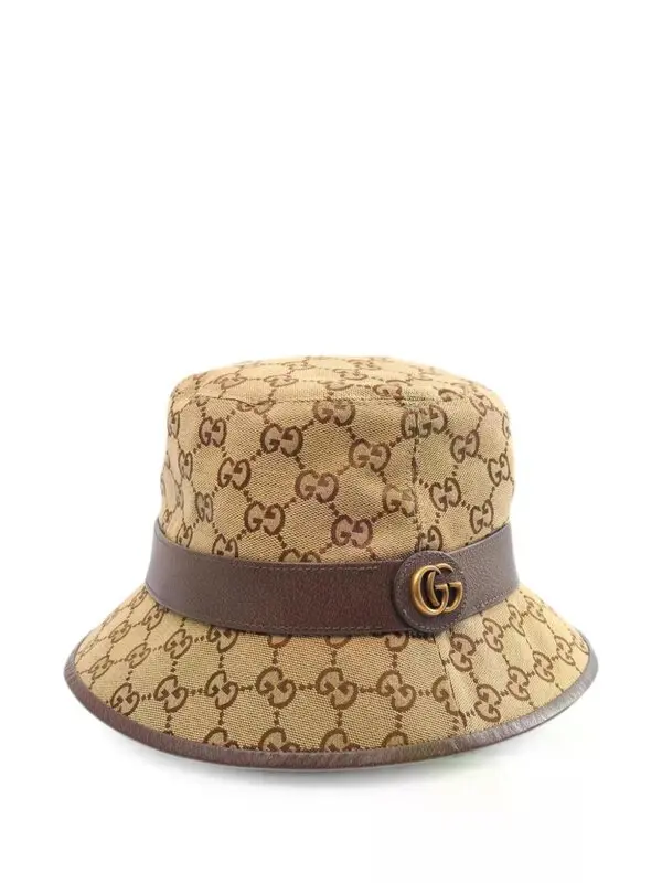 Gucci 2010s Gg Marmont Canvas Bucket Hat