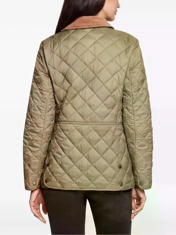BETTY BARCLAY Quilted Corduroy-collar Jacket