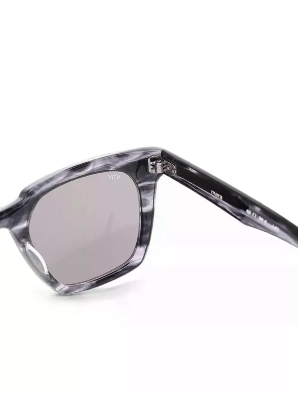 OAMC Marble Effect Square Frame Sunglasses